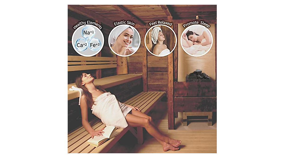 HOUSYLOVE Sauna Stones - Premium Lava Rocks for Sauna