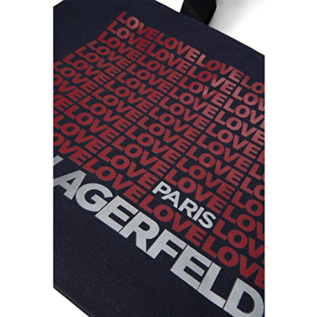 Karl Lagerfeld Paris Womens Kristen tote handbags, Logo Line Blue, One Size US