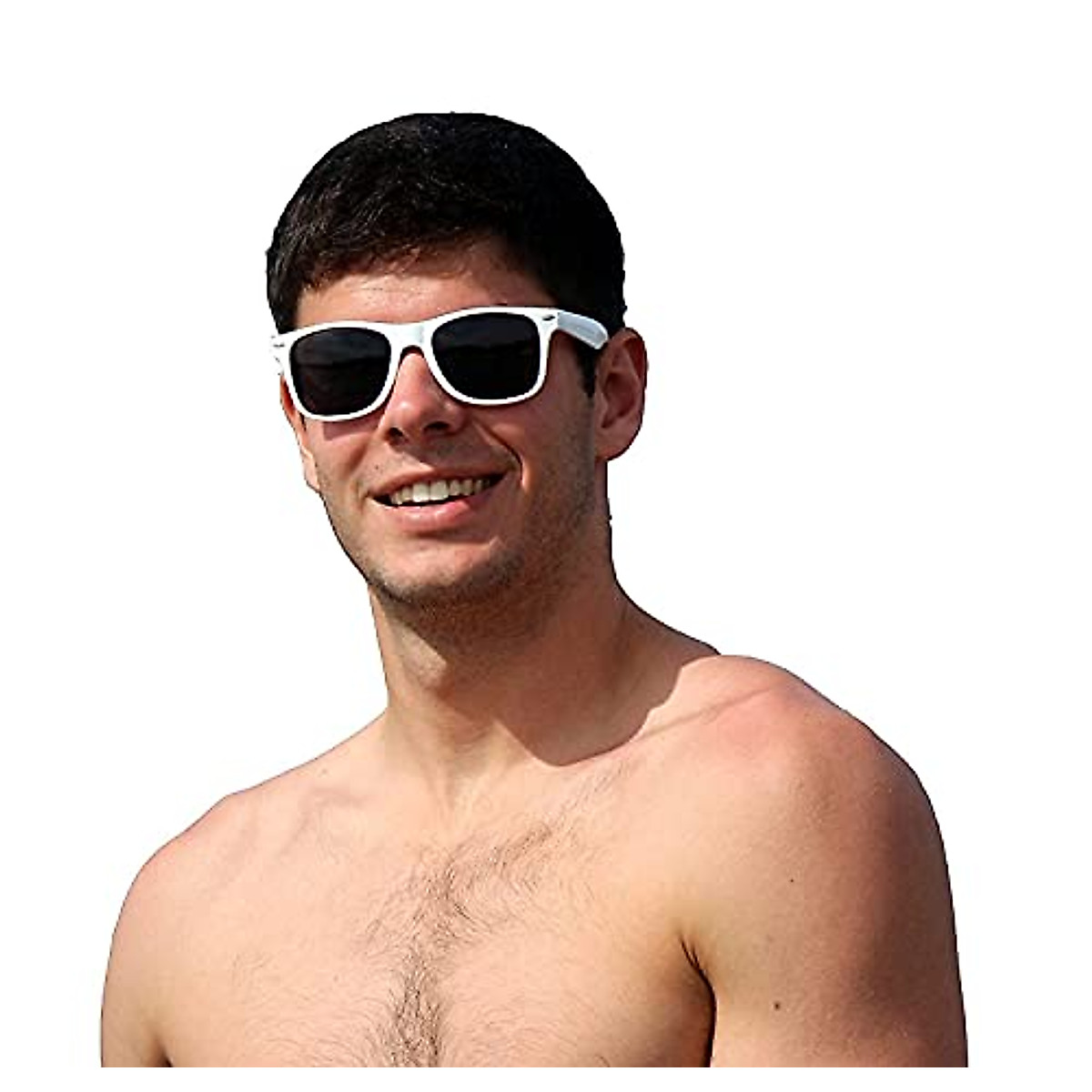 TheGag White Sunglasses Bulk- (Pack of 24) Wedding Bridal Party Favors Pack Universal Sizing Women-Men-Kids Exactly What You Are Looking For