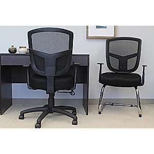 Boss Office Products (BOSXK) Contract Task Chair with Synchro-Tilt Mechanism, Black