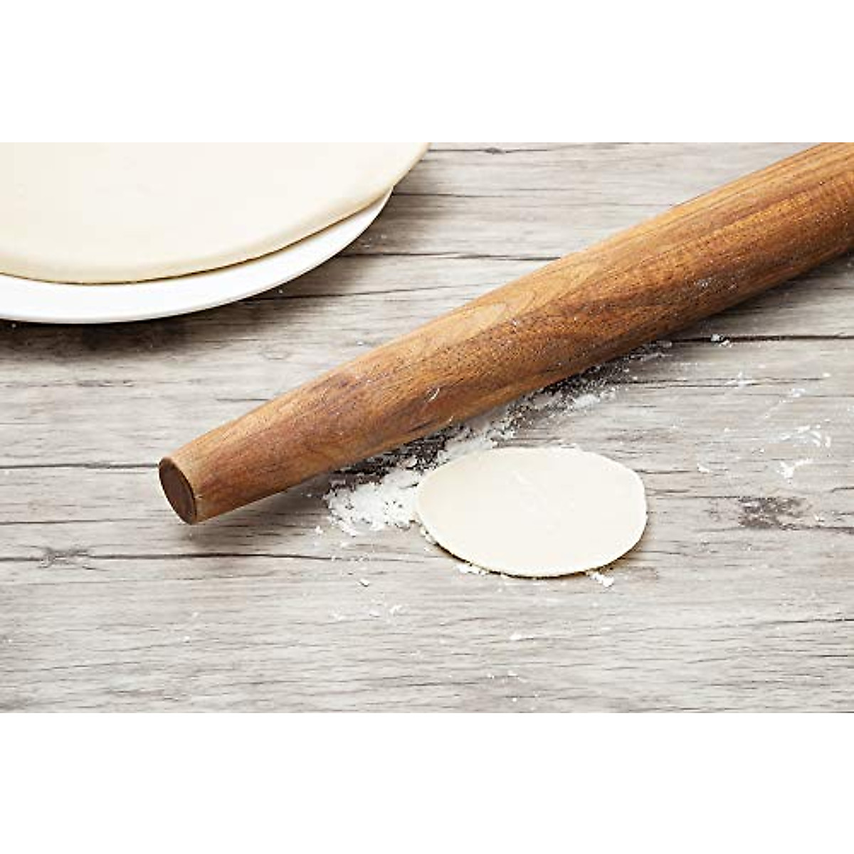 Ironwood Gourmet Acacia Wood French Rolling Pin, 20-inches, Brown