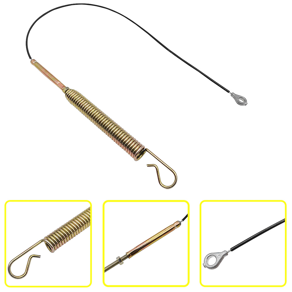 ZHNsaty Cable- Auger & Upper Traction 06900438 for Snow Blower Auger Upper Traction Cable SNO-Tek Compact 24916003 AMP 24916303