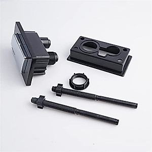 DDXPT 1PC Dual Flush Toilet Tank Button Water Saving Valves Universal Closestool Switch Press Bathroom (Color : As Shown, Size : D)