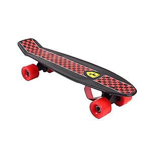 DAKOTT Ferrari Complete 22.5' inches Cruiser Skateboard, Black