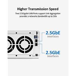 TERRAMASTER 2.5GbE NAS Server 4Bay F4-423 + 8GB DDR4 RAM