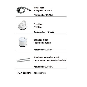 PORTER-CABLE 4 Gallon Ash Vac, Black