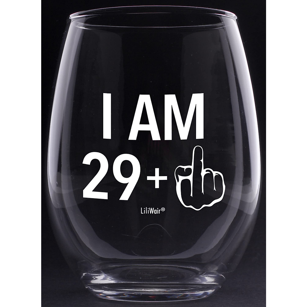30th Birthday Gifts Wine Glass Men Women | 1994 Birthday Gift for Man Woman turning 30 | Funny 30 th Party Supplies Decorations Ideas | Thirty Year Old Bday | 30 Middle Finger Gag Wine Presents