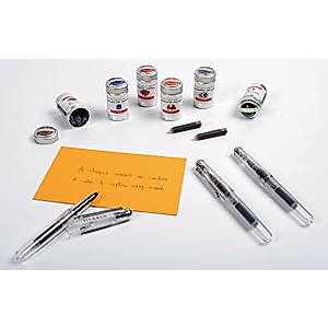 J. Herbin Fountain Pen Ink - 1 tin of 6 cartridges - Perle Noire