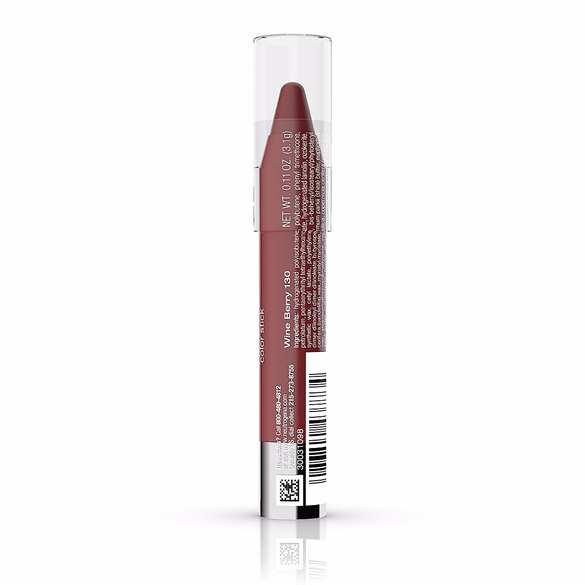 Neutrogena Moisturesmooth Color Stick, 130 Wine Berry,.011 Oz.