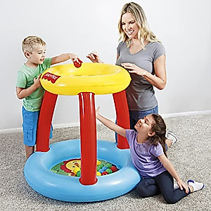 Fisher-Price® Animal Friends Ball Pit -Inflatable, Indoor/ Outdoot Use, 35x33in, Includes 15 Play Balls, Preschool Ages 2+