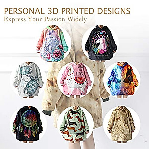 Sleepwish Burrito Sweatshirt Hoodie Comfy Tortilla Blanket Hoody Blanket