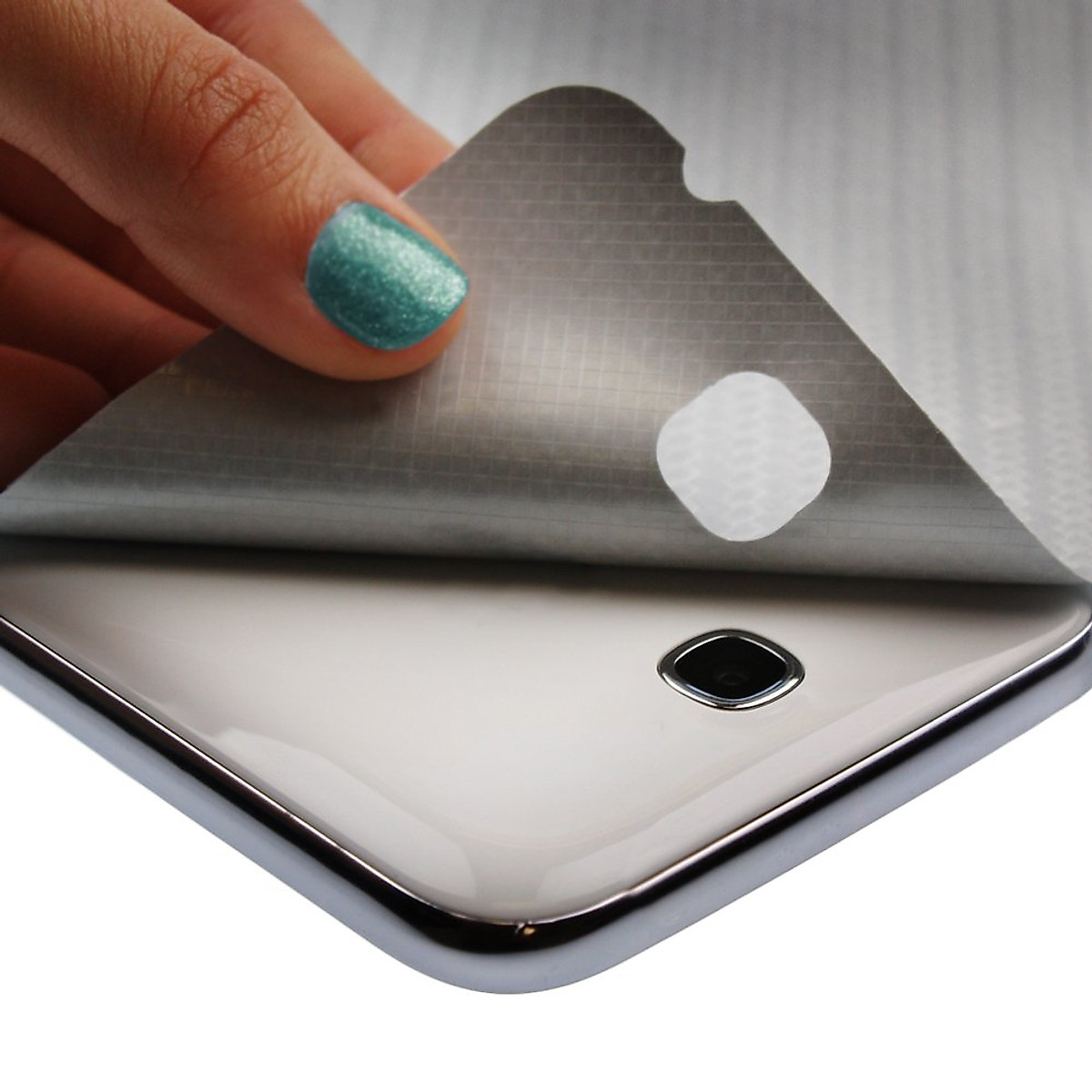 Skinomi Silver Carbon Fiber Full Body Skin Compatible with Toshiba Satellite Radius (2015, 15.6 inch)(Full Coverage) TechSkin with Anti-Bubble Clear Film Screen Protector