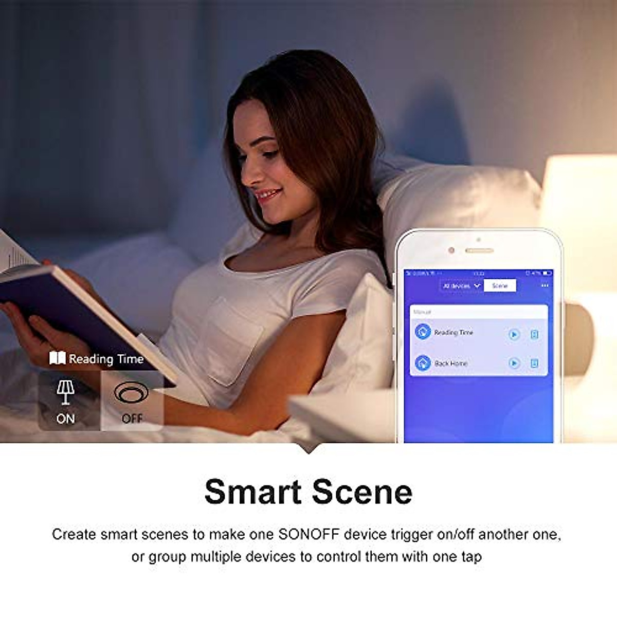 Sonoff TH16 Temperature and Humidity Monitoring WiFi Smart Switch for DIY Smart Home,Compatible with Alexa(16A)