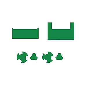 for Cozmo Robot Face Screen Guard KIT Excellent Protector from Unexpected Attacks of Kids and Pets. Include Wheels & Bumpers Decoration Set (Green)