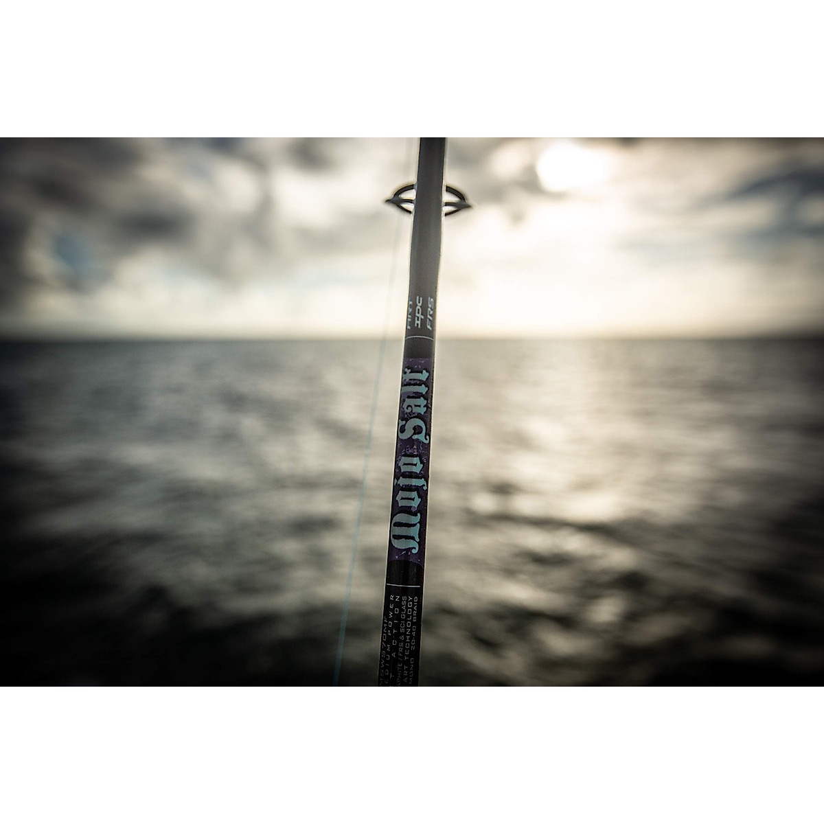 St. Croix Rods Mojo Salt Spinning Rod, Black Cherry Metallic, 7'6"