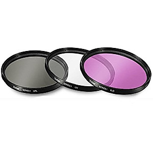 Ultra Deluxe Lens Kit for EOS M6 Mark II, EOS M50, EOS M50 Mark II, EOS M200 with 15-45mm Lens, Fuji X100V - Includes: 7pc 49mm Filter Set + 49mm Wide Angle and Telephoto Lens