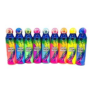 Super Bright Fluorescent 3oz Bingo Daubers- Set of 9- One Of Each Color