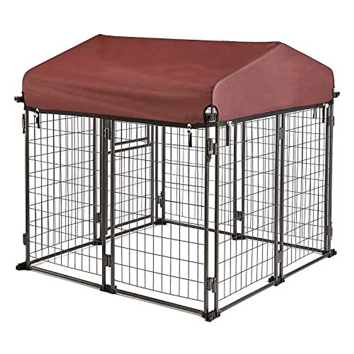 TWO by TWO Haven Expandable Kennel, Black, Medium