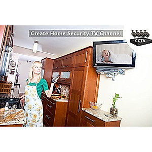 RF Modulator RCA Coaxial Adapter VHF Demodulator Converter w/Antenna (ANT) in/Out & Channel Switch for Roku Fire Stick PS3 PS4 PS5 DVD VCRs Cable Box AV Composite Video to Analog NTSC Coax Old TV