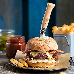 Opinel No.06 Stainless Steel Folding Knife with Beechwood Handle