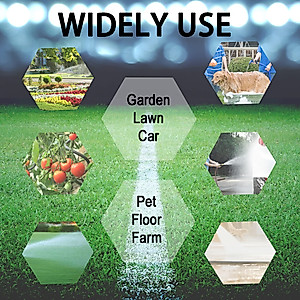 Darnassus PVC Garden Hose 1/2 Inch, Flexible Water Hose with Male and Female Fittings, No Leaking, Heavy Duty, for Household, Outdoors, Lawns, Patio (20 FT, Green, Plastic Fittings)