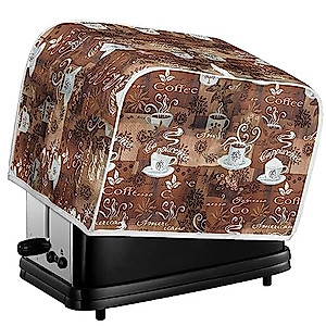 Hechitok Coffee Tea Toaster Appliance Dust-proof Dust Cover Extra Large Appliance Covers Kitchen Appliance Covers 2 Slice Toaster Oven Cover, S