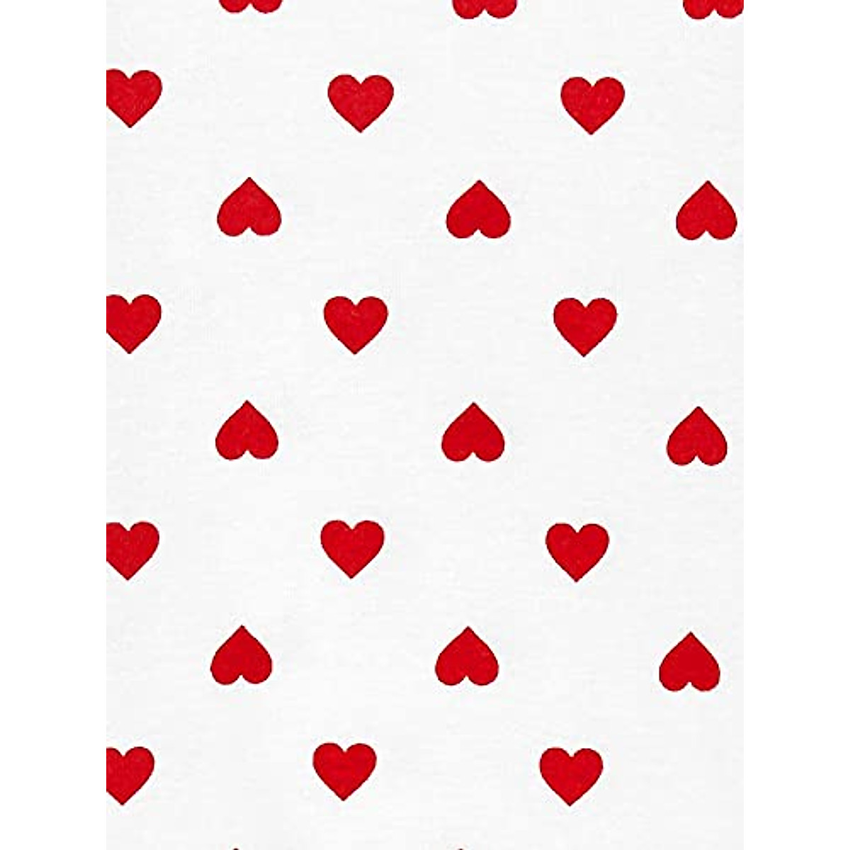 Simple Joys by Carter's Baby 3-Piece Snug-fit Cotton Holiday Pajama Set, Red Stripe/White Hearts, 18 Months