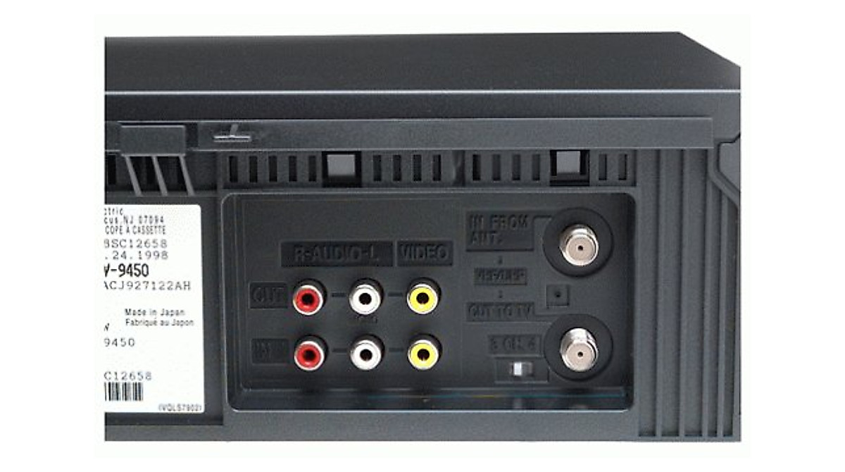 Panasonic PV-9450 4-Head VHS VCR with Hi-Fi Stereo and Remote