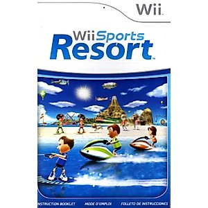Wii Sports Resort Wii Instruction Booklet (Nintendo Wii Manual Only - NO GAME) [Pamphlet only - NO GAME INCLUDED] Nintendo
