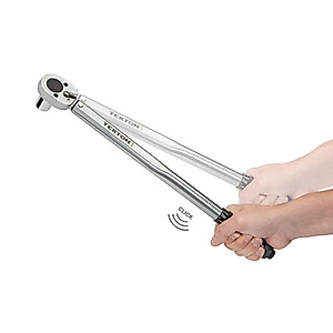 TEKTON 1/2 Inch Drive Click Torque Wrench (10-150 ft.-lb.) | 24335 & 3/8 Inch Drive Click Torque Wrench (10-80 ft.-lb.) | 24330