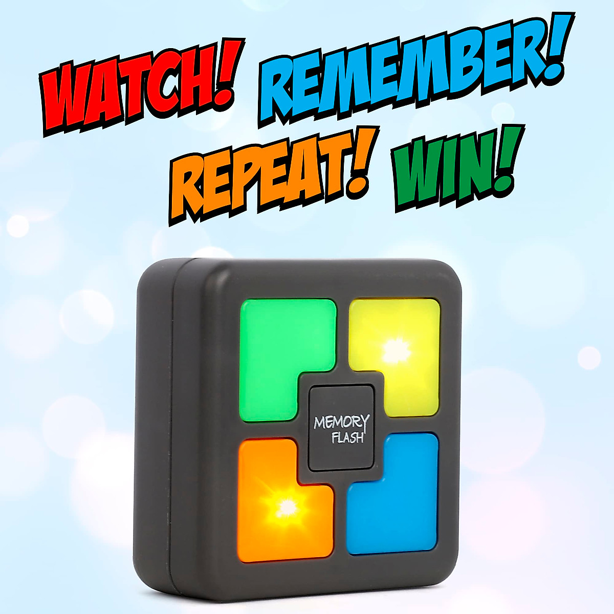 Point Games Handheld Memory Game, Kids Electronic Games, Sequence Fun for Kids with Lights & Sounds, Brain Challenge for Boys & Girls Ages 8+