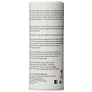 Nature's Baby Organics Silky Dusting Powder, Fragrance Free, 4 Oz (Pack of 12)