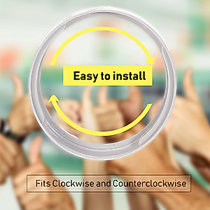 Riakrum 5.9 Inch Air Conditioner Exhaust Hose Coupler Exhaust Vent Hose Connector Tube Coupling Extender with Thread Hose Coupler Extension for Air Conditioning(1 Piece)