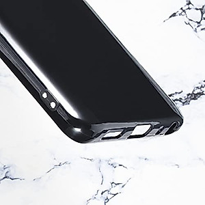 AQGG for BLU V91 [6.50"] Case, Soft Silicone Bumper Shell Black Flexible Rubber Phone Protective Cases TPU Cover for BLU V91 -Romantic Sky