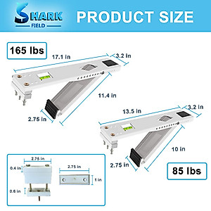 Air Conditioner Support Bracket, Premium AC Window Bracket, Up to 85 lbs. (White)