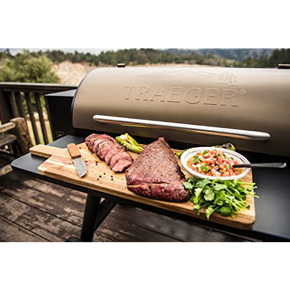 Traeger Grills Pro Series 34 Electric Wood Pellet Grill and Smoker, Bronze, Large