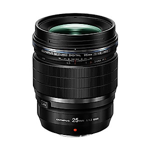 OM SYSTEM OLYMPUS M.Zuiko Digital ED 25mm F1.2 PRO For Micro Four Thirds System Camera, Ultra Bright F1.2 lens, Weather Sealed Design, MF Clutch, L-Fn Button