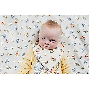 Disney Winnie the Pooh Sleep N' Play Bib Blanket and Burp Cloth 4 Piece Set 0-6 Months