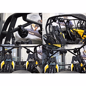 NOAM NUTV4 Quad - 4 Channels Marine Bluetooth ATV/Golf Cart/UTV Speakers Stereo System