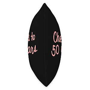 Happy 50th Wedding Golden Anniversary Gifts Store Cheers to 50 Years-50th Wedding Anniversary Throw Pillow, 18x18, Multicolor