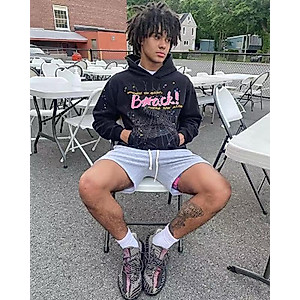 Hip Hop Spider Hoodies Set Y2k Hoodie Tracksuit Pullover Sweatshirt for Women Men Matching Hoodies for Couples