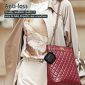 R-fun AirPods 3rd Generation Case Cover with Cleaner kit and Earbuds Hook Cover (2Pairs),Soft Silicone Protective Case for Apple AirPods 3 2021- Black