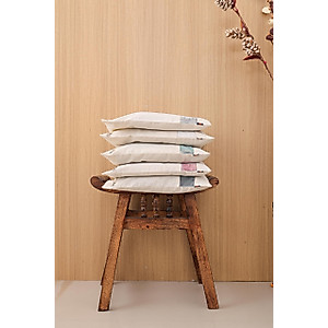 Scout Nature Cotton Storage Bag/Covers For Storage Set Of -12 Big Size Single 16 X 14 Inches | Saree Bag for Clothing Store | Transparent window