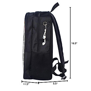 Children Backpack Unisex Pupils Cartoon Students Bookbag Canvas Schoolbag Kid's Knapsack Teens Boy Girl Daypack (Style 1)