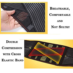 LSRRYD Lower Back Belt for Squats Back Support Belt Back Support Brace Adjustable Neoprene Lumbar Support Belt for Pain Relief and Injury Prevention (Size : XL)