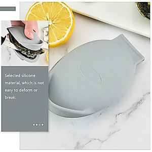 Hemoton 4pcs Silicone Oyster Clip Silicone Oyster Opener Clam Shucking Tools Oyster Shucker Oyster Shucking Tool Shellfish Opening Tool Oyster Shucking Hand Clip Oysters Shucking Tool