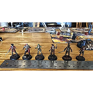 Minion Games MIGDM102 Dead Men Tell No Tales Miniatures Pack, 7 Miniatures, Ages 13+ Cooperative Pirate Strategy Game