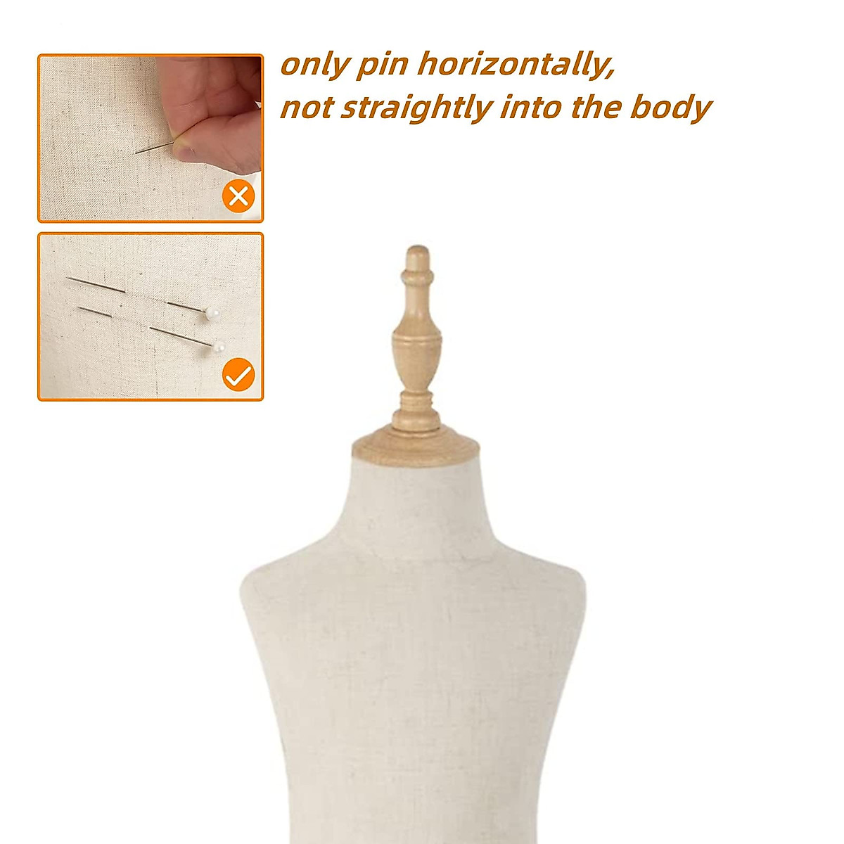 Child Mannequin Dress Form,Kid Dress Form with Wooden Base,Adjustable Girl and boy Dress Form for Apparel Scarf Window Shop Display, 4-5 Years Old