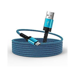 AILKIN Micro USB Cable 6ft Long, Best Replacement USB to Micro-USB Android Cord Fast Charging for Kindle Fire Tablets and Kindle E-Readers Kindle Paper White, HD, HDX, 7, 8, 10