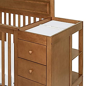 DaVinci Autumn 4-in-1 Crib and Changer Combo in Chestnut | Greenguard Gold Certified